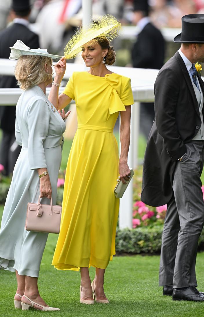Kate Middleton en jaune soleil : l’astre qui illumine le Royal Ascot