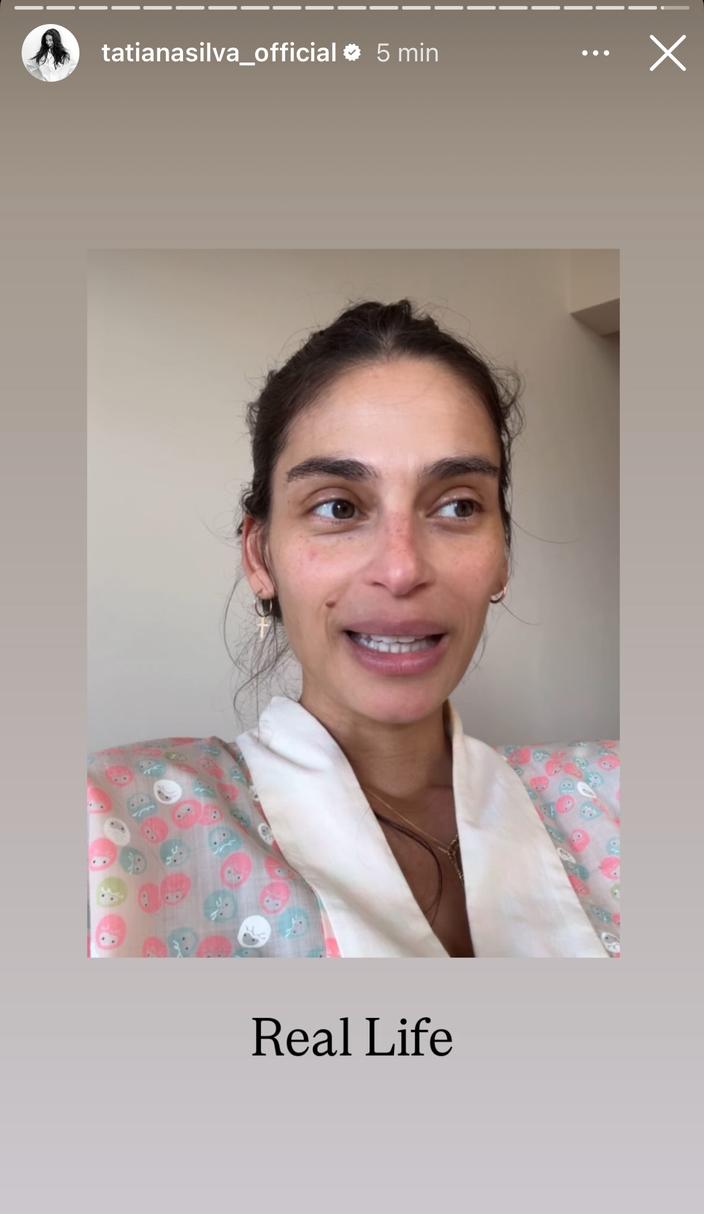 Tatiana Silva jeune maman fatiguée, elle s’affiche sans maquillage : “Les cernes sont reines et ...