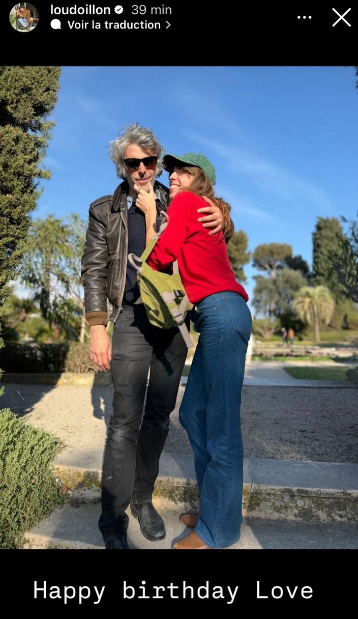 Lou Doillon amoureuse : tendre cliché avec son compagnon Stéphane Manel ...