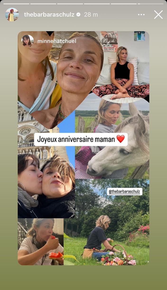 Barbara Schulz fête ses 53 ans : sa fille Minne ouvre l’album de ...