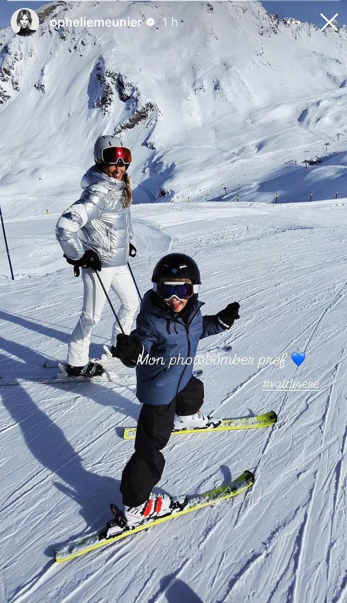Ophélie Meunier en vacances à Val-d’Isère : elle dévoile un adorable ...