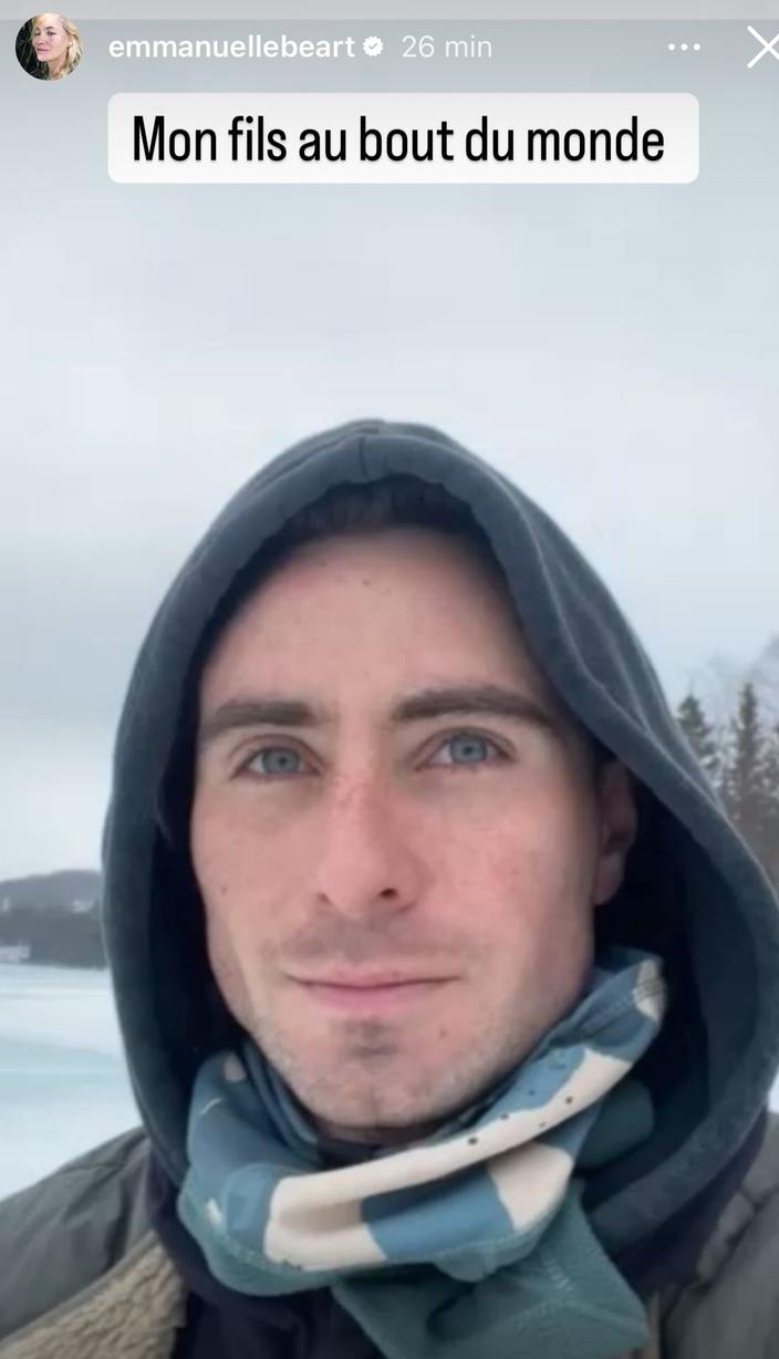 Emmanuelle Béart dévoile une photo de son fils Yohann, 29 ans : il a ...
