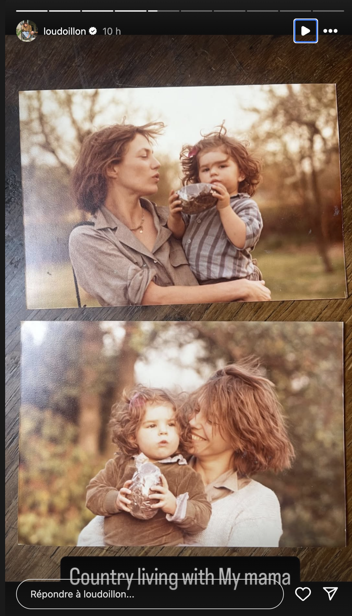 Deux ans après la mort de Jane Birkin, Lou Doillon trouve réconfort ...