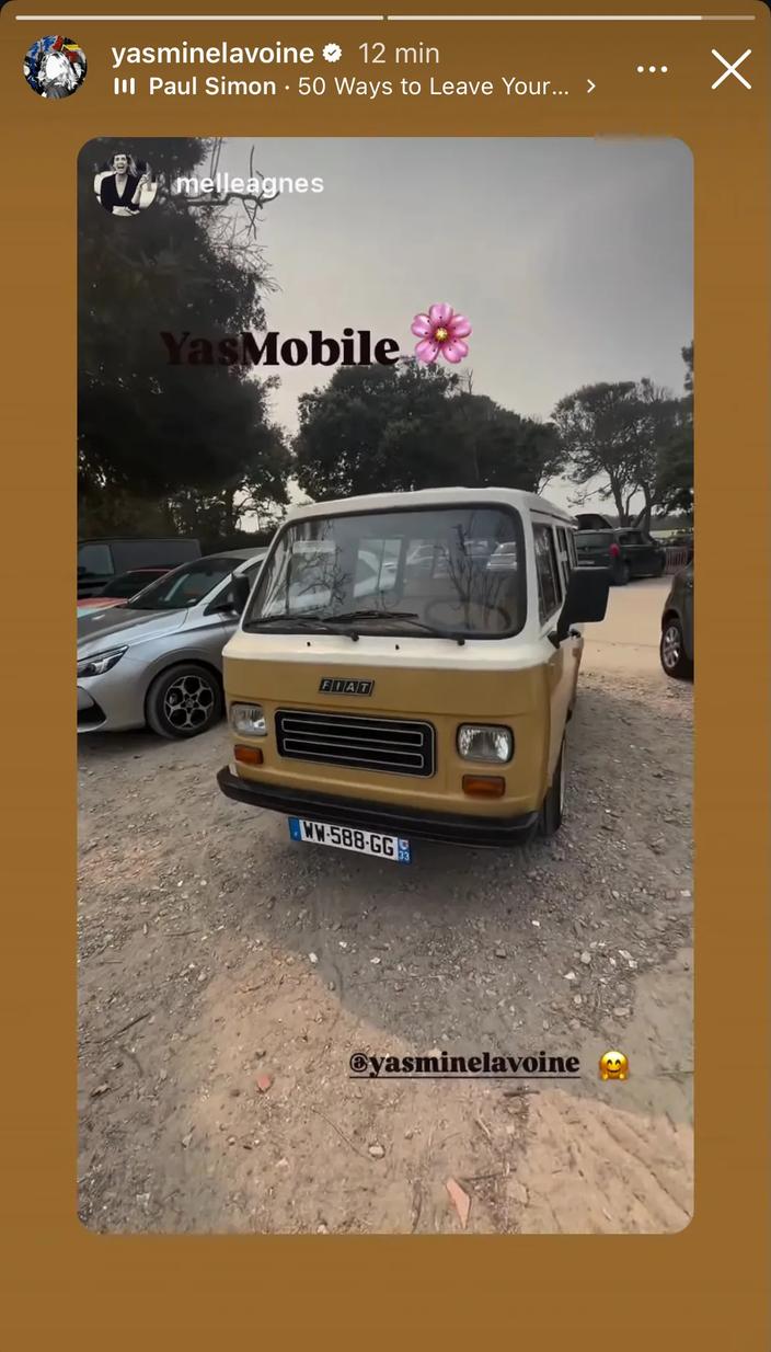 Marc Lavoine, sa fille Yasmine propriétaire d’un van vintage : en avant ...
