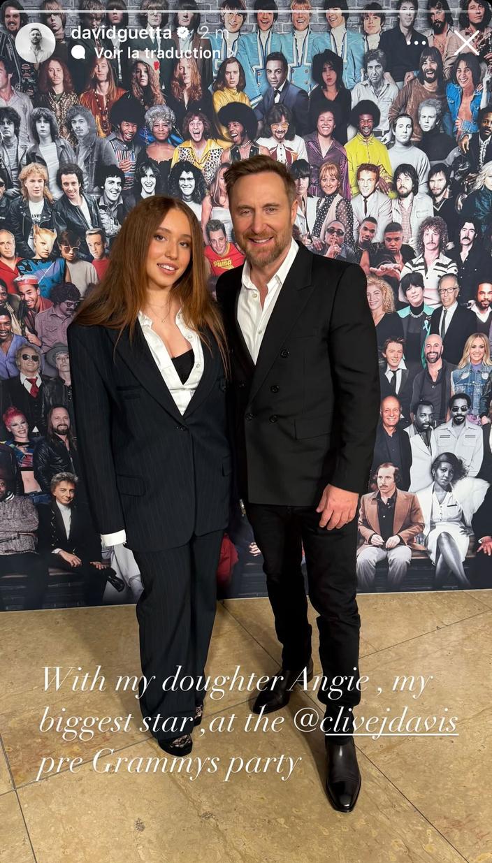 David Guetta pose avec sa fille Angie, 17 ans : le portrait craché de ...