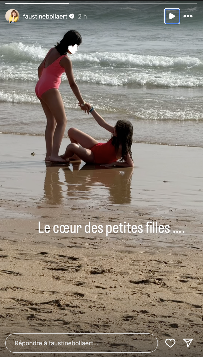 Faustine Bollaert à la plage : l’animatrice dévoile un tendre souvenir ...