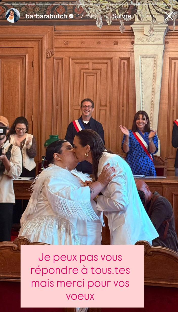 Carnet blanc ! La DJ Barbara Butch mariée à sa compagne Camille Robbins ...