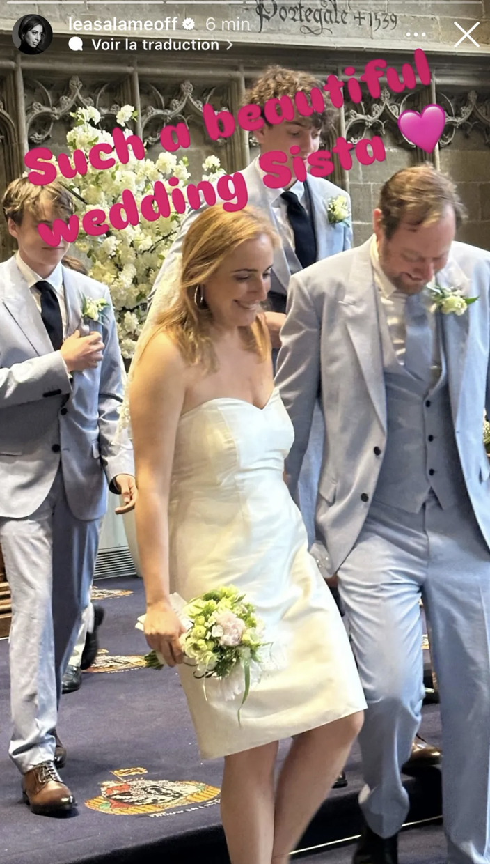 Léa Salamé : sa sœur cadette Louma s’est mariée en Belgique, de belles ...