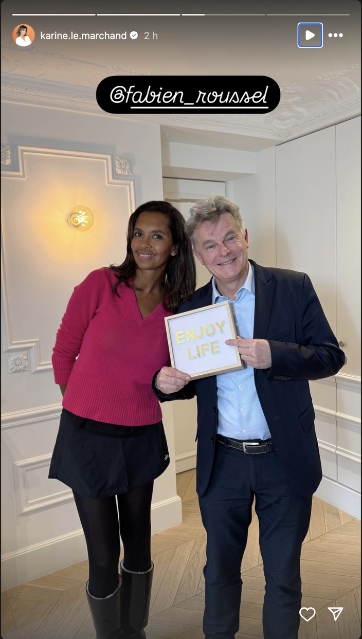“Bravo Karine !” : entre Fabien Roussel et Karine Le Marchand, le courant est bien passé…