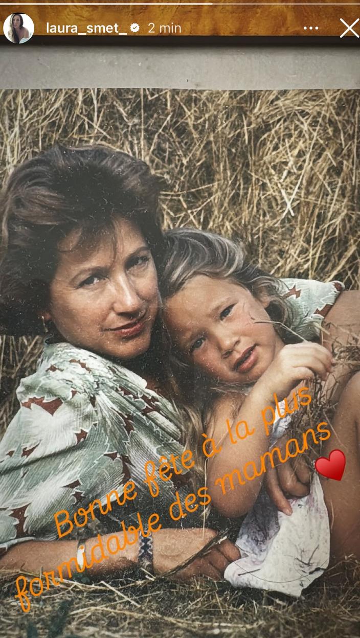 Laura Smet se replonge en enfance et dévoile un tendre cliché avec Nathalie Baye pour la Fête ...
