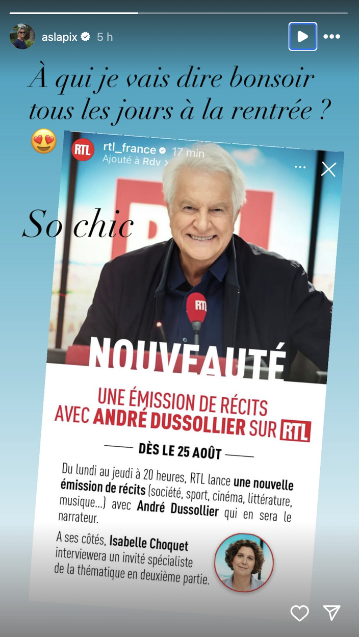 Anne-Sophie Lapix : au milieu de ses vacances, une nouvelle la rend folle de joie