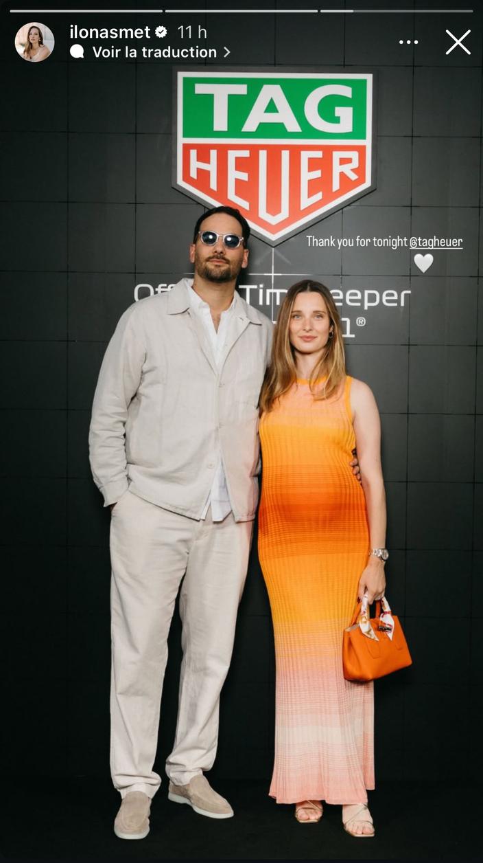 Ilona Smet enceinte : à Monaco, elle dévoile son joli baby-bump au côté de son chéri Kamran Ahmed