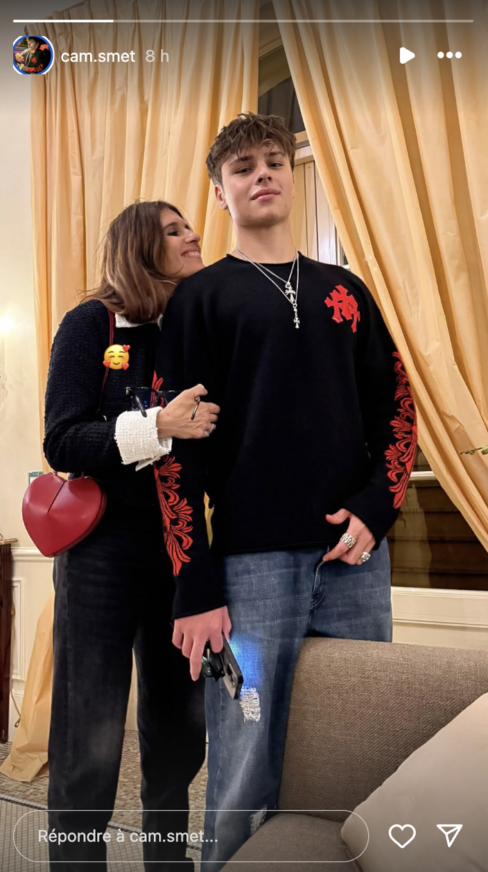 David Hallyday : son fils Cameron et sa femme Alexandra réunis, cette ...