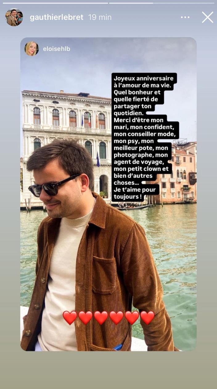 Gauthier Le Bret fête ses 30 ans : enceinte, sa femme Eloïse lui fait une belle déclaration