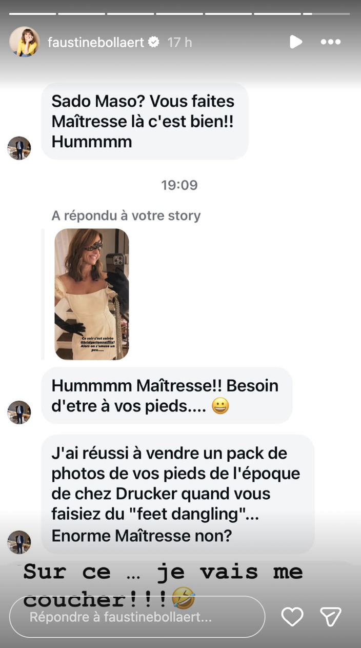 Faustine Bollaert outrée après la réception de messages déplacés : “Sur ...