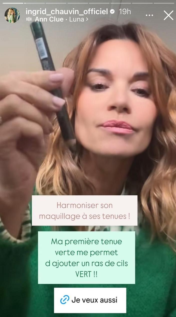 Ingrid Chauvin dévoile son astuce maquillage étonnante pour doper son ...