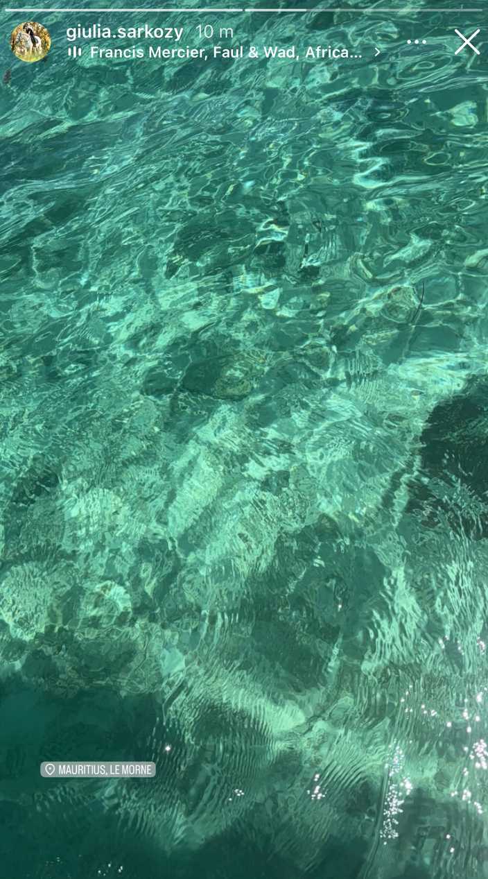 Giulia Sarkozy au soleil : elle dévoile une photo de ses vacances de rêve