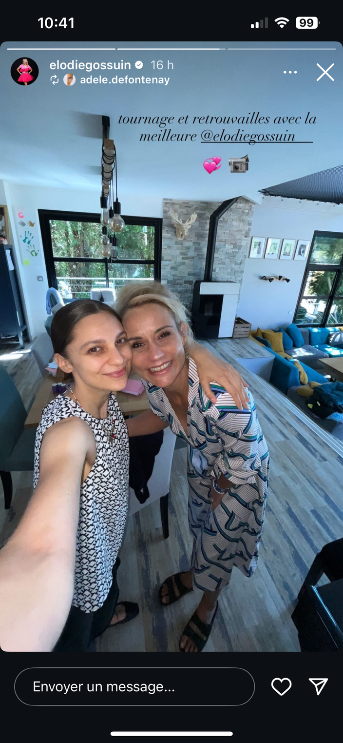 Élodie Gossuin, ses retrouvailles complices avec Adèle, petite-fille de ...