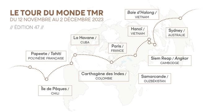 TMR : un tour du monde en 21 jours placé sous le signe du luxe