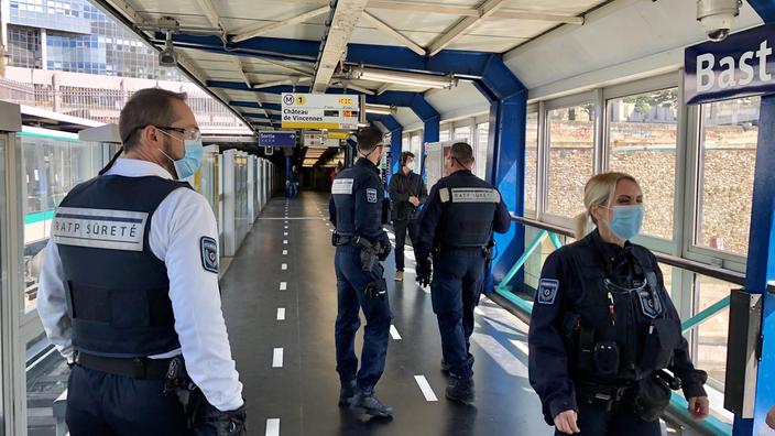 «98% des gens portent un masque»: dans le métro parisien, la RATP ...