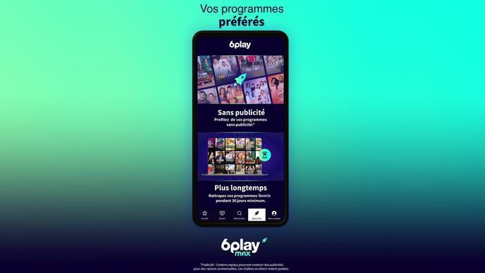 Le Groupe M6 se lance dans le streaming payant avec 6play Max