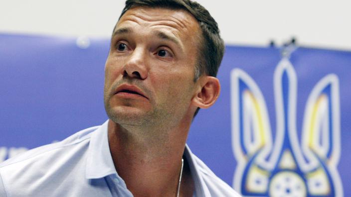 Football : la légende du foot ukrainien Andreï Shevchenko entre ...