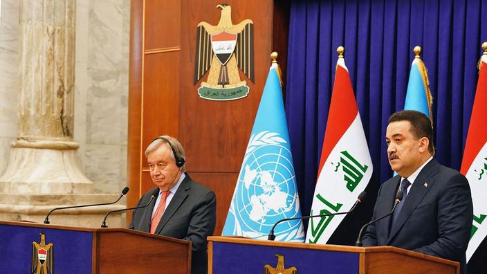 En Irak, le chef de l'ONU appelle à «briser les cycles de l'instabilité»