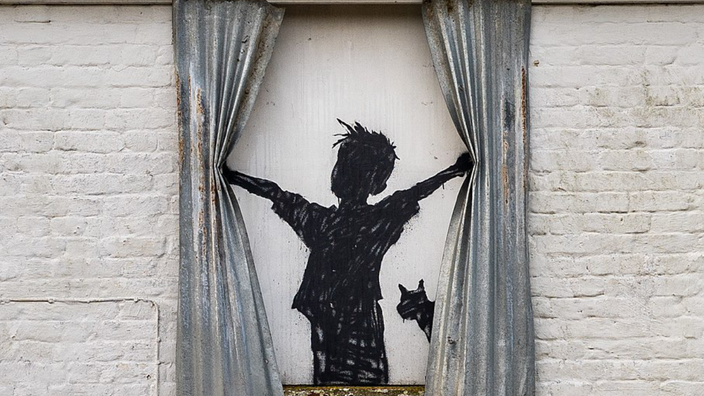 Une œuvre de Banksy détruite en Angleterre