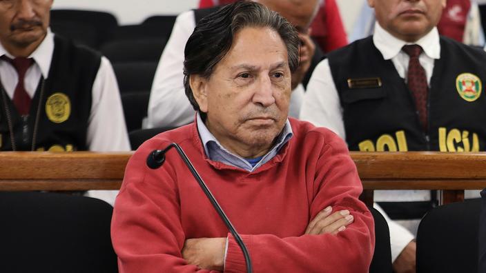 Pérou Lex Président Toledo Incarcéré à Lima Après Son Extradition