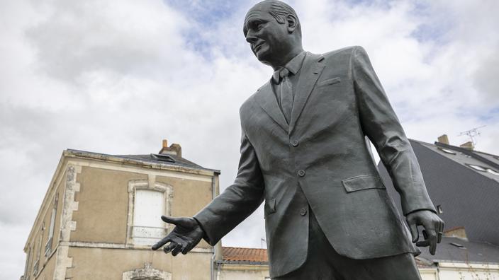 Vendée : une statue de Jacques Chirac vandalisée dix jours après son ...