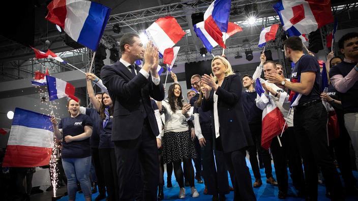 «On récolte aujourd'hui ce que Marine Le Pen a semé» : le Rassemblement national fête ses cinq ans
