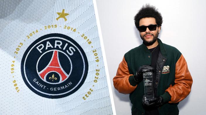 Foot : le PSG dévoile un maillot en collaboration avec The Weeknd
