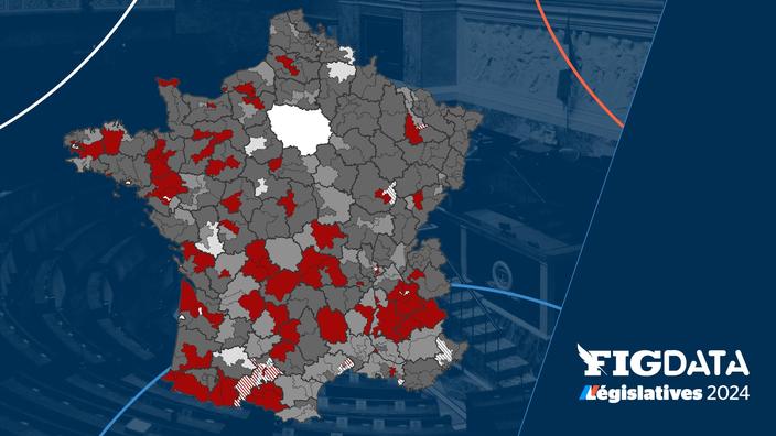 Résultats Législatives : la carte de France du Nouveau Front populaire