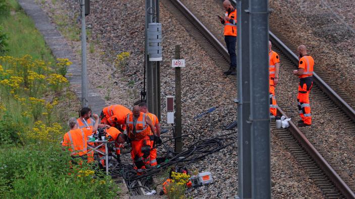 Sabotage du réseau TGV : «tous les trains circulent» ce lundi matin ...