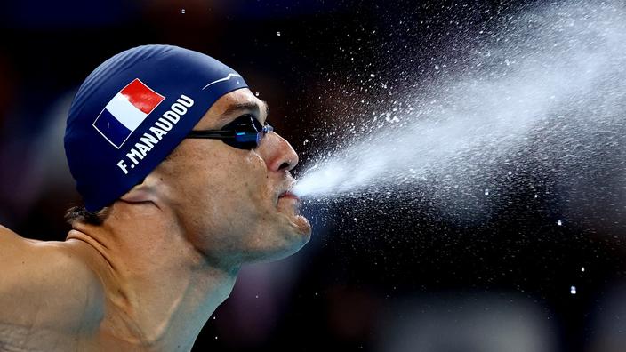 JO - Natation : clapping, public en feu et Macron euphorique, la soirée ...