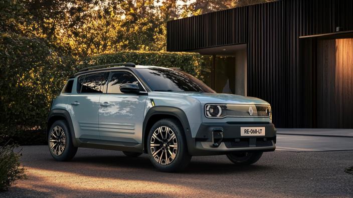 La Renault 4 Electric, star du Mondial