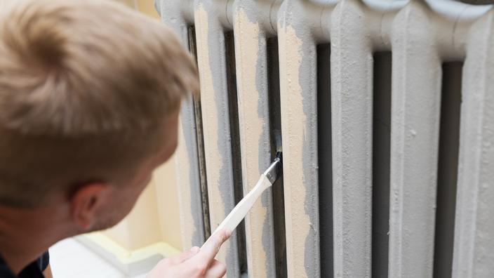Comment repeindre un radiateur électrique