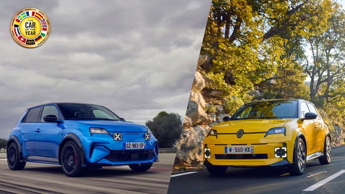 La Renault 5 et l’Alpine A290 élues «Voiture de l’année 2025»