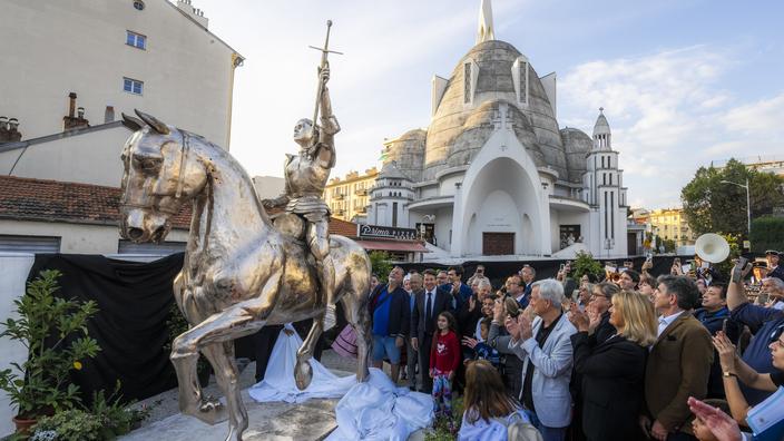 Démontage de la statue de Jeanne d’Arc à Nice : l’atelier Missor fait ...
