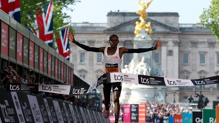 Athlétisme Le Kényan Sebastian Sawe Remporte Le Marathon De Londres