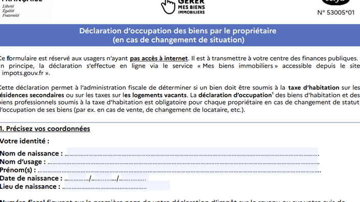 Impôts : voici le nouveau formulaire de déclaration de biens immobiliers à remplir en 2025