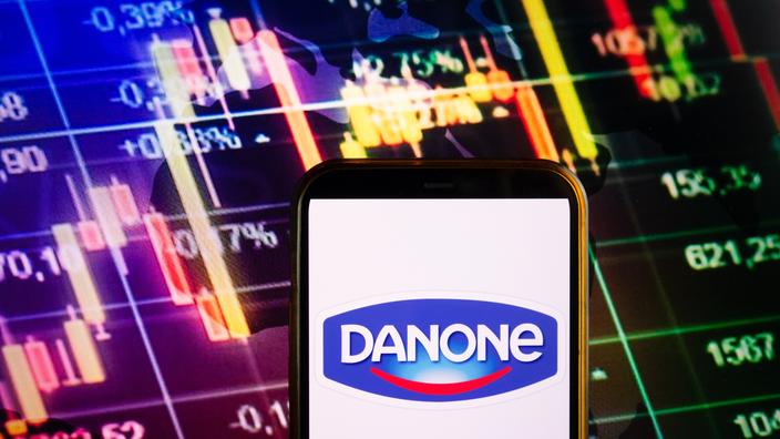En tête du CAC 40, l’action Danone bondit après un premier semestre ...