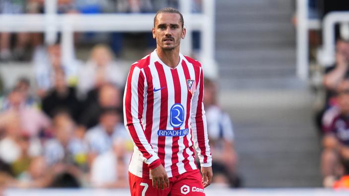 Foot : en vidéo, le but malin de Griezmann en amical face à Newcastle