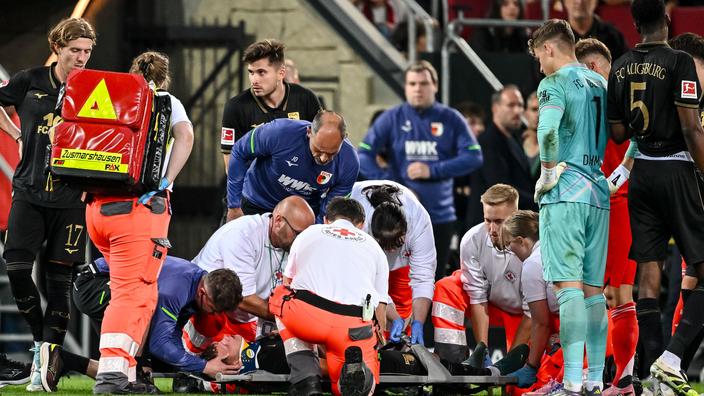 Bundesliga : le joueur d’Augsbourg Fellhauer est sorti de l'hôpital ...