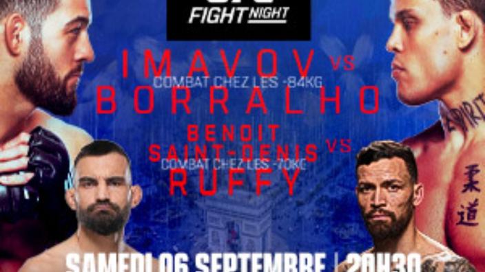 UFC Fight Night Paris : sur quelle chaîne et à quelle heure voir les ...