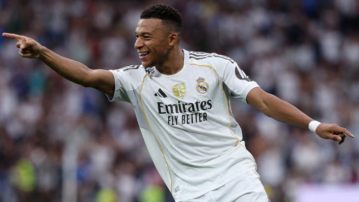 Liga : avec un superbe but de Mbappé, le Real Madrid enchaîne une ...