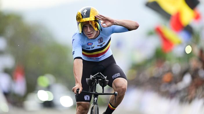 Mondiaux de cyclisme : Remco Evenepoel conserve son titre sur le contre-la-montre, Pogacar ...