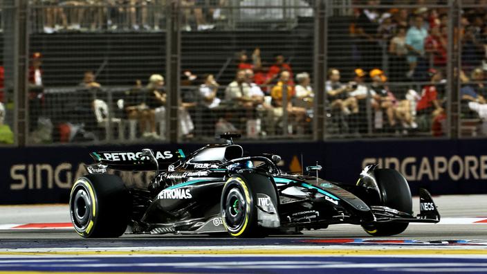 Formule 1 : George Russell domine le GP de Singapour, McLaren décroche le titre des constructeurs
