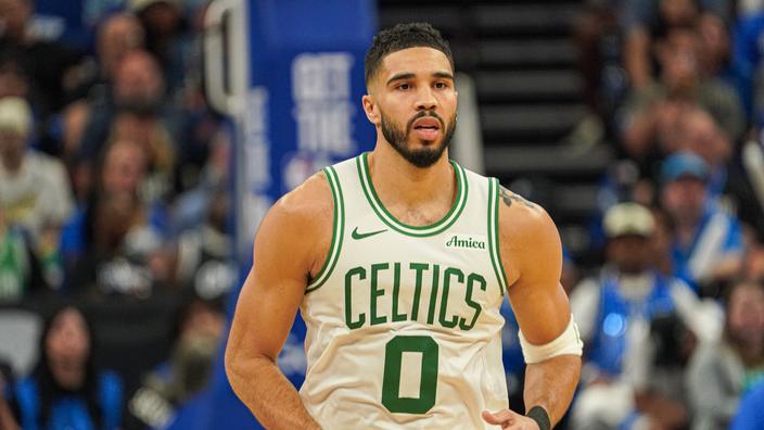 NBA : dix mois après la rupture d’un tendon d’Achille, Jayson Tatum se ...