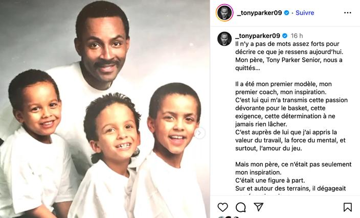 Tony Parker en deuil après la mort de son père : son ex Eva Longoria ...